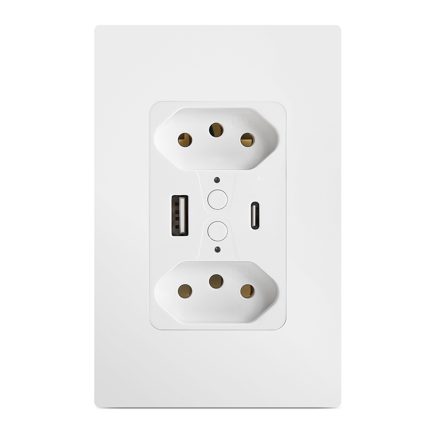 Annatel Tuya Wifi Brazilian Wall Outlet with USB & Type C